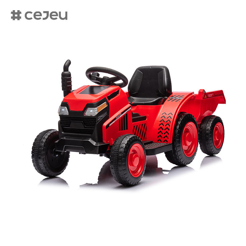Ride on Tractor 6V 4.5Ah, Kids Electric Tractor with Remote Control ...