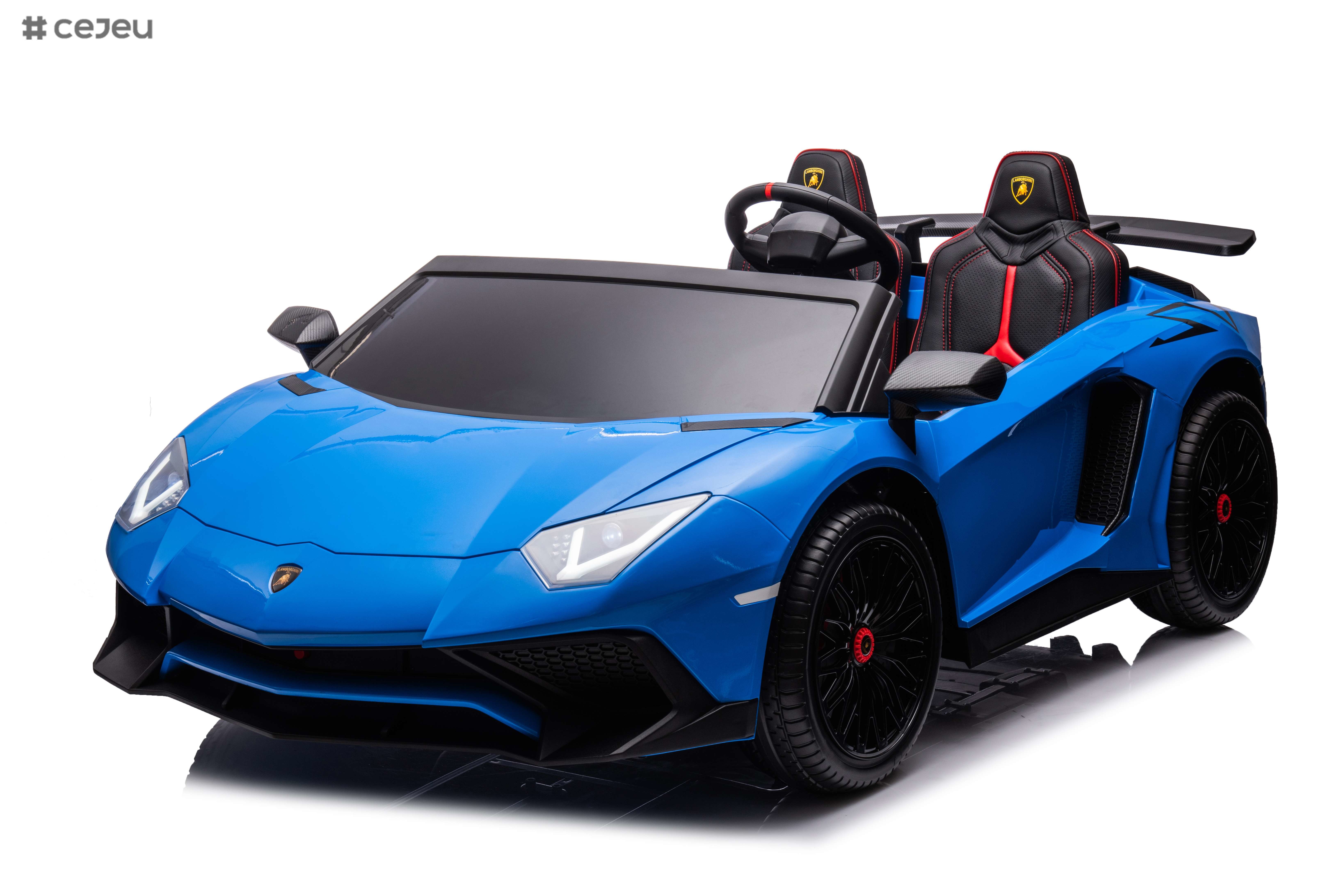 Kids 12V Ride On Licensed Lamborghini Aventador SV Sports Car Toy ...