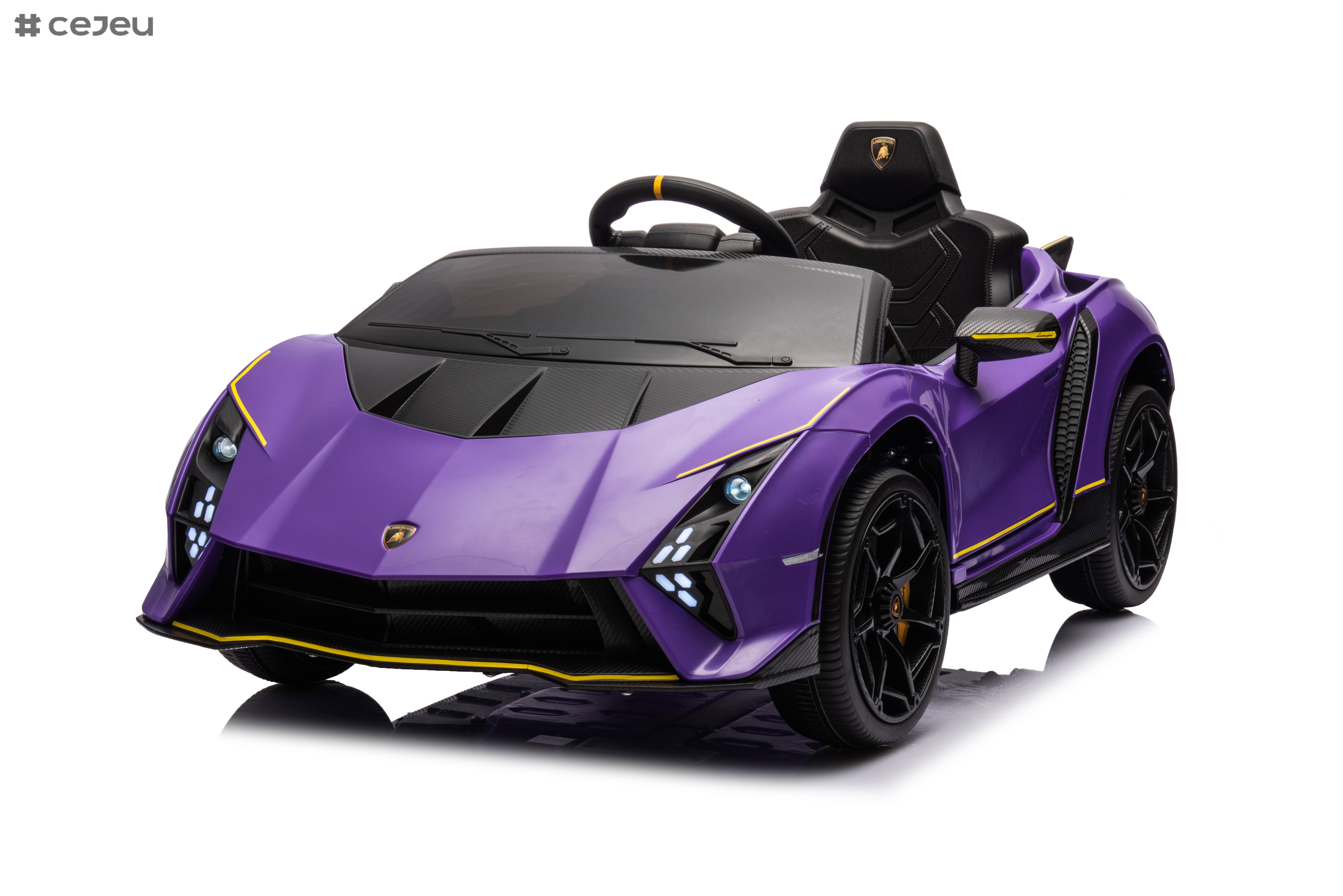 Kidzone Kids Electric Ride On 12V Licensed Lamborghini Aventador SV ...